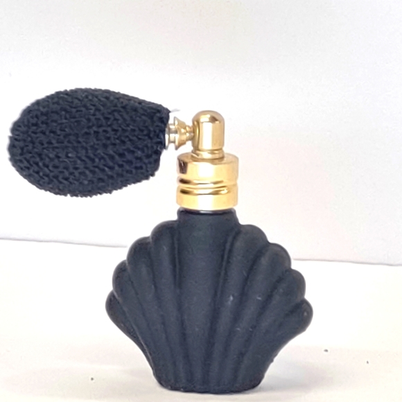 Other | Mini Black Seashell Perfume Bottle | Poshmark